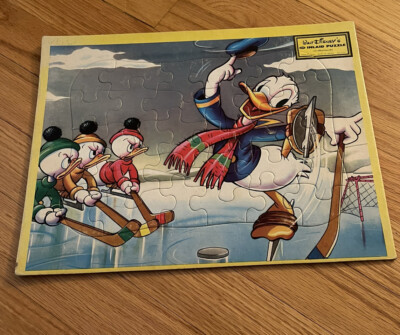Vintage Walt Disney’s Donald Duck Inlaid Puzzle - 1960s | eBay