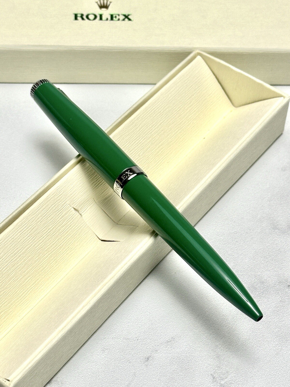 Rolex Pen Emerald Green Twist Ballpoint AD VIP Gift | eBay