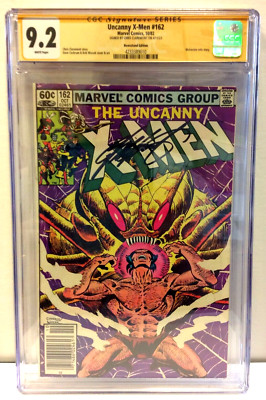 UNCANNY X-MEN 162 NEWSSTAND!, 9.2 CGC/SS CHRIS CLAREMONT Auto ...