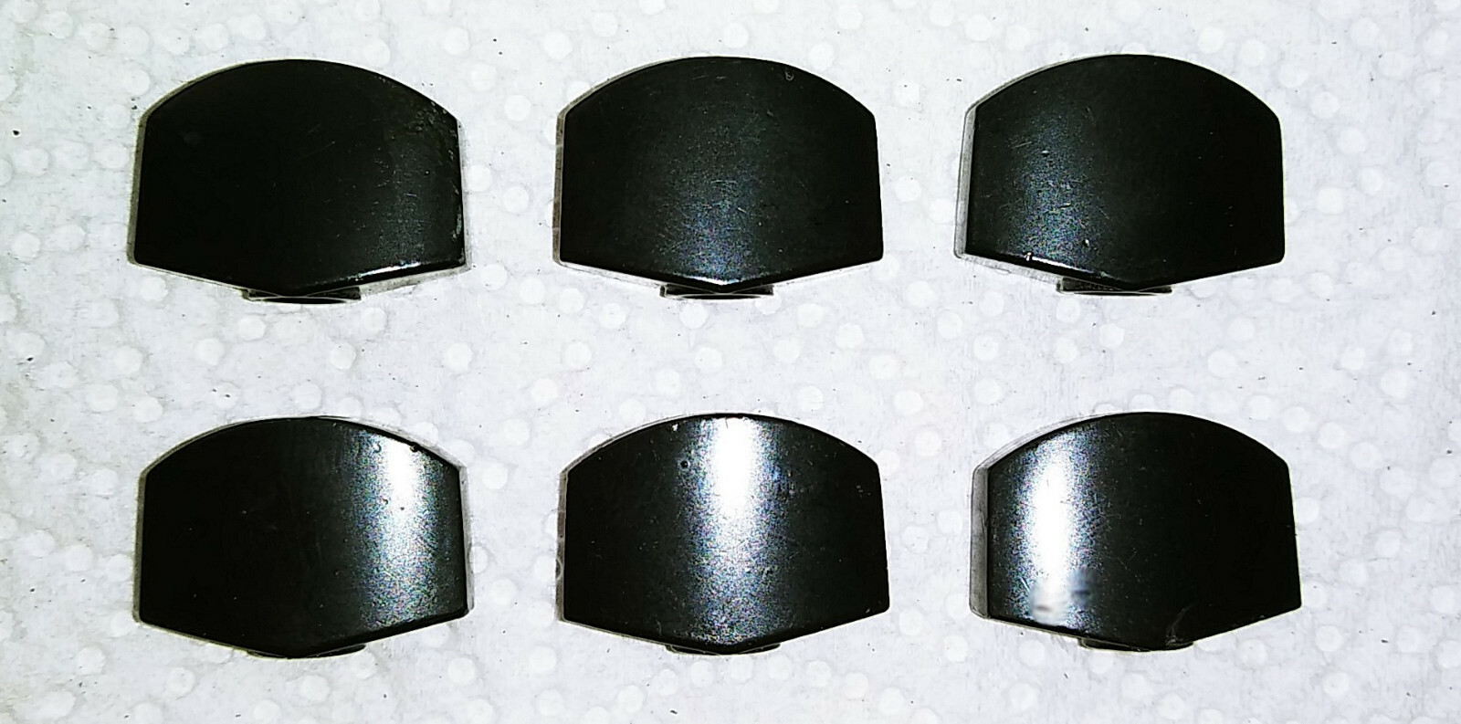 Guitar BLACK TUNER KNOBS Tuning Machine Buttons 6-Inline 3+3 Gotoh ...