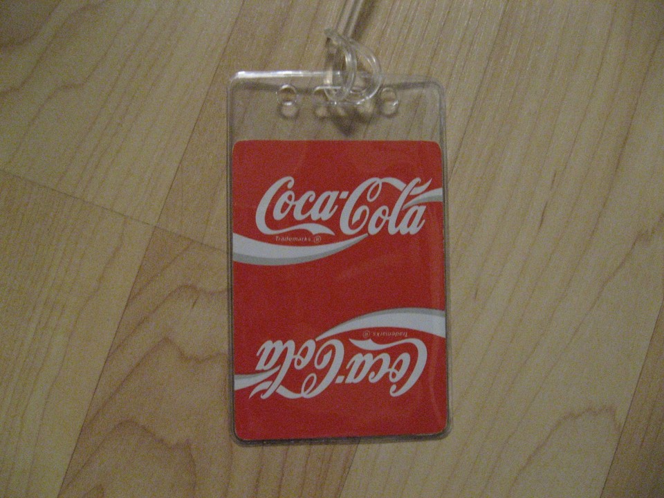 Coca Cola Luggage Tags - Coke Soda Pop Repurposed Playing Cards Name ...