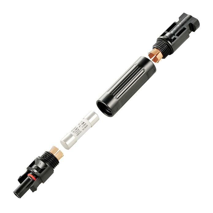 In-line Fuse Connector 30A 1000 VDC Male to Female PV Solar Fuse Holder ...