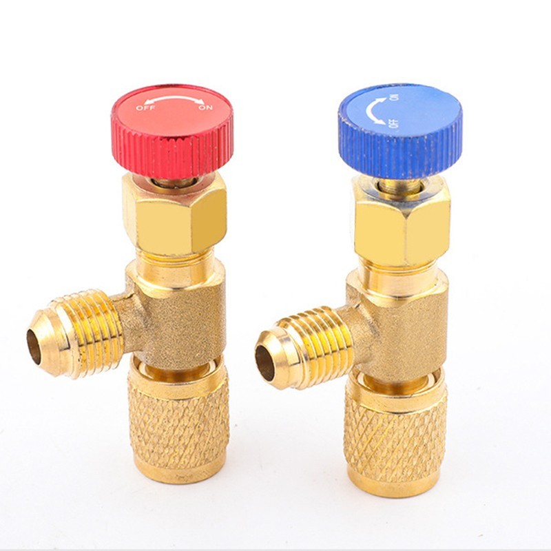Refrigerant Charging Valve Set Low Loss Fittings HVAC for R12 R22 R410 ...