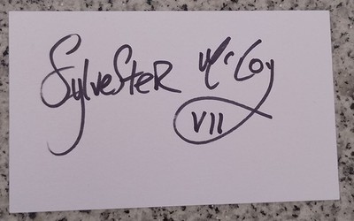 Sylvester McCoy signed Doctor Who autograph (Seventh Doctor) | eBay UK