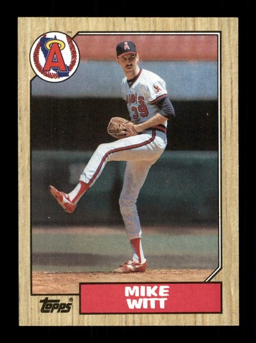 760 Mike Witt 39 Angels 1987 Topps Baseball Sports Trading Card | eBay
