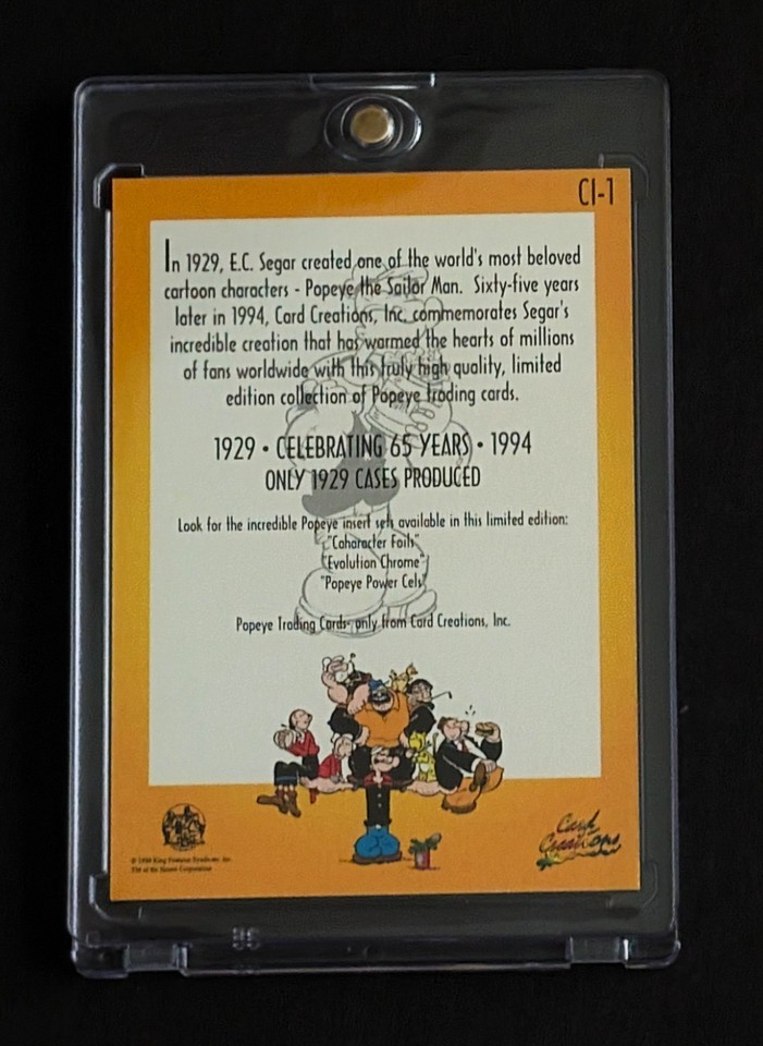 MI-1 (2)Popeye The Champ Trading Card & (2) Bruiser Boy Trading cards ...
