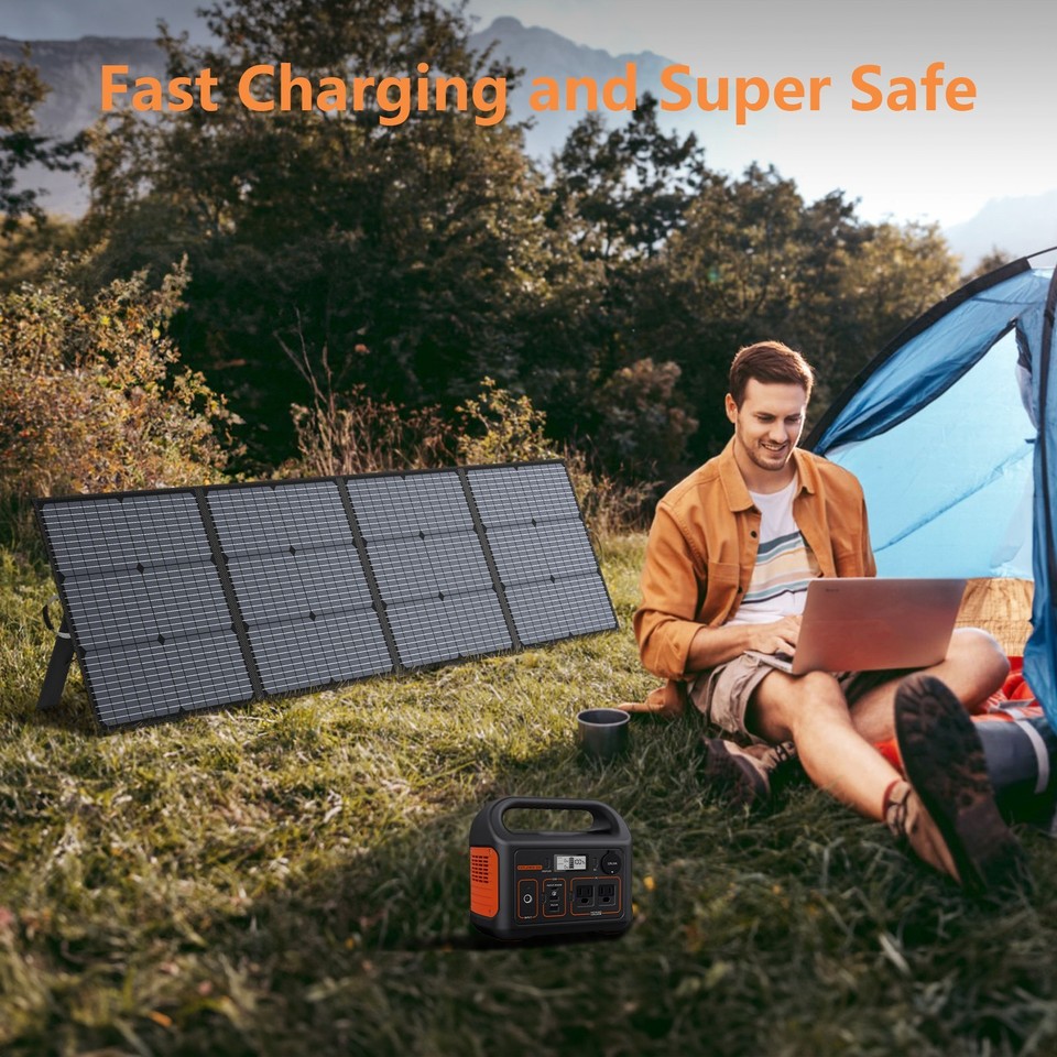220W Solar Panel Portable Mono for jackery EXPLORER 1000 V2 Power ...
