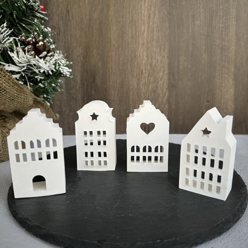 Holder Silicone Mold 4 Grid House Atmosphere Decoration Lighting Mould ...