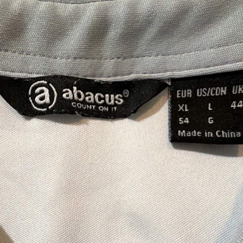 Abacus Indian Wells Golf Resort Men's Lightweight White Collared Polo ...