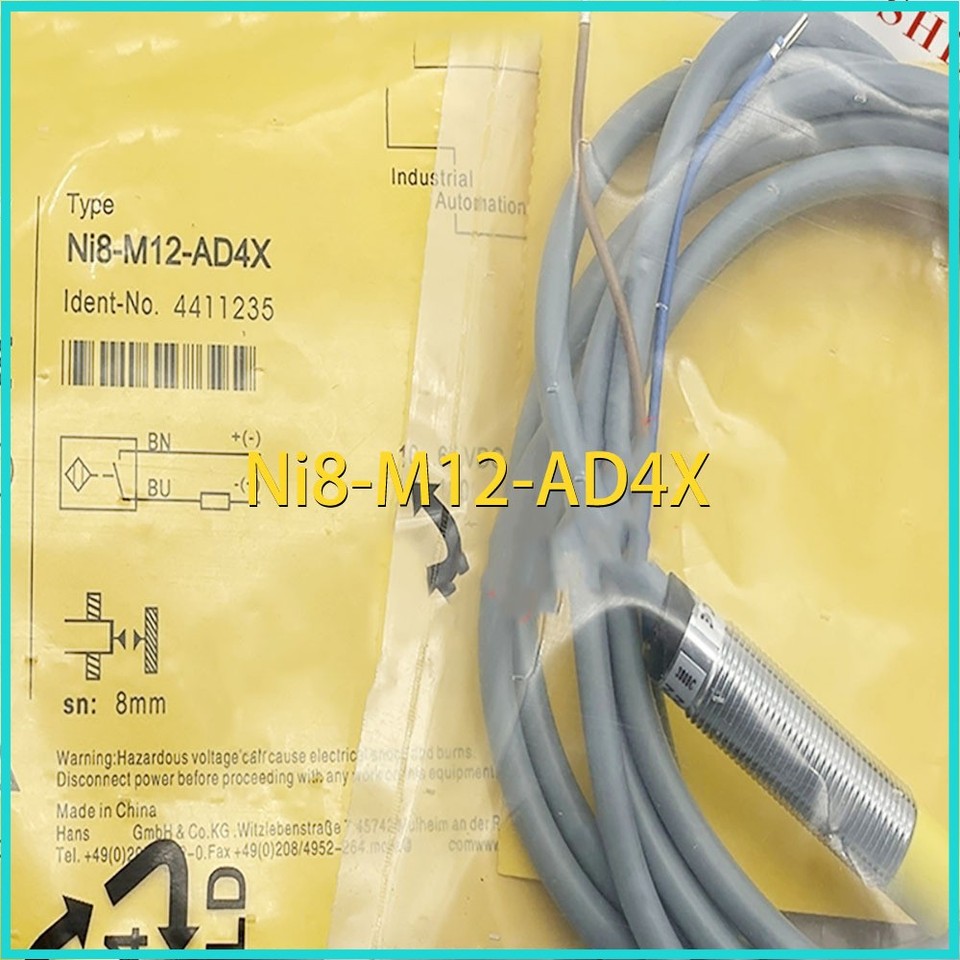 New sealed TURCK inductive switch module 8mm Ni8-M12-AD4X proximity ...