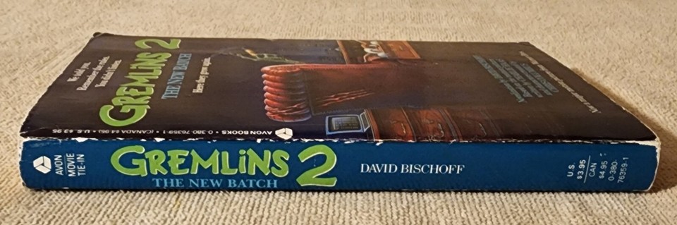 Gremlins 2 The New Batch by David Bischoff 1990 Paperback Movie Tie-In ...