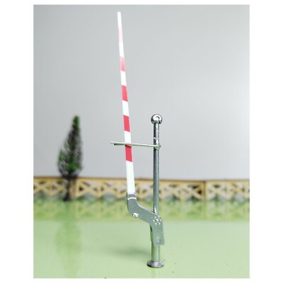 2 x HO scale model railroad grade crossing barrier arm gate stop lever ...