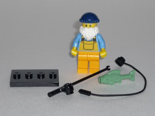 LEGO 8803 Series 3 Collectible Minifigure Fisherman Sealed NEW | eBay