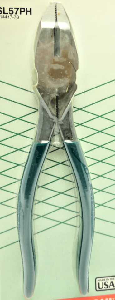 Vintage DIAMOND 7" Linesman's Pliers SL57PH Vinyl Cushion Grips Made in ...