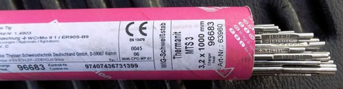 ER90S-B9 BÖHLER Thermanit MTS 3 Low Alloy Steel TIG Welding Rod 1/8" X ...