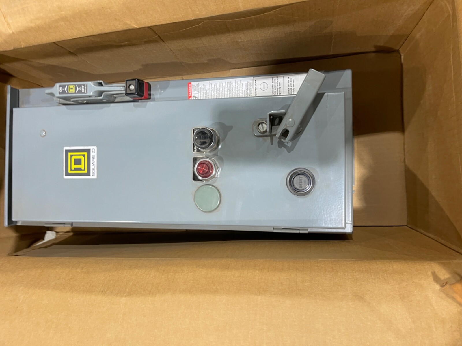 NEW SQUARE D SIZE 0 120V COIL 1 SINGLE PHASE Combination Motor Starter ...