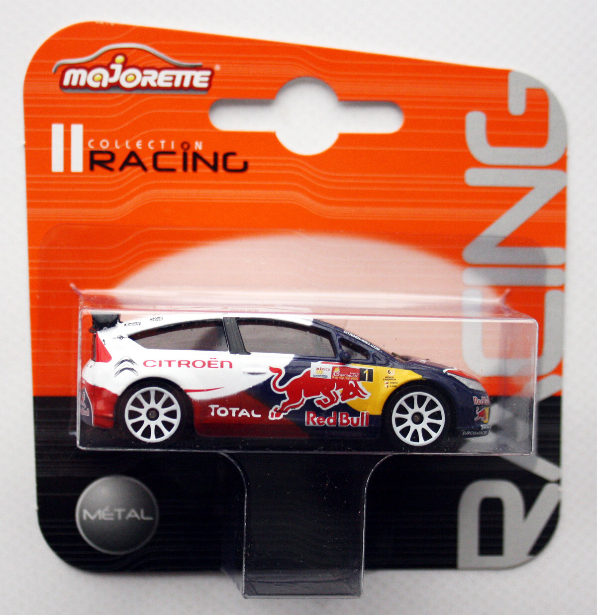 RARE MAJORETTE RACING COLLECTION 1:57 CITROEN C4 RED BULL WRC RALLY #1 ...