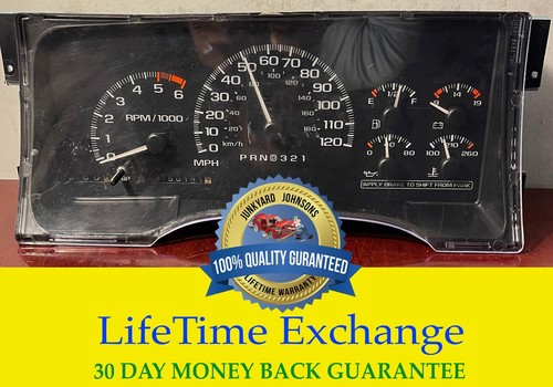 1999 2000 GMC Yukon Denali Cadillac Escalade Speedometer Cluster ...
