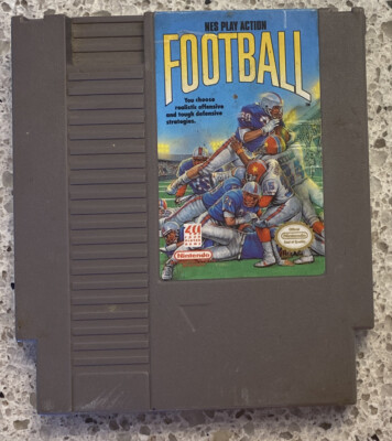 NES Play Action Football (Nintendo NES, 1990) Authentic, cleaned tested ...