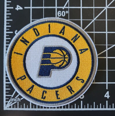 Indiana Pacers 3.5" Round Iron On Embroidered Patch~ Free Tracking! | eBay