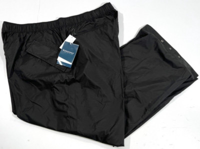 NWT PROPPER MENS X-LARGE REG PACKABLE WATERPROOF WINDPROOF RAIN PANTS BLACK | eBay