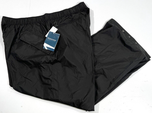 NWT PROPPER MENS X-LARGE REG PACKABLE WATERPROOF WINDPROOF RAIN PANTS BLACK | eBay
