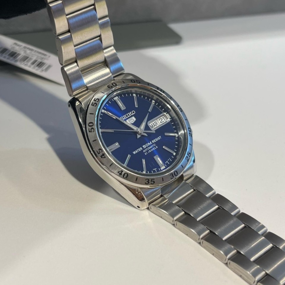 Seiko 5 Automatic Blue Dial Stainless Steel Men’s Watch SNKD99K1 RRP £ ...