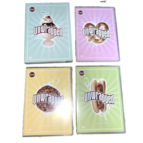 Unwrapped Volume 1 DVD Set Food Network 3-Disc Box Slipcover Case Mark ...