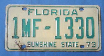 1973 Florida dealer license plate | eBay