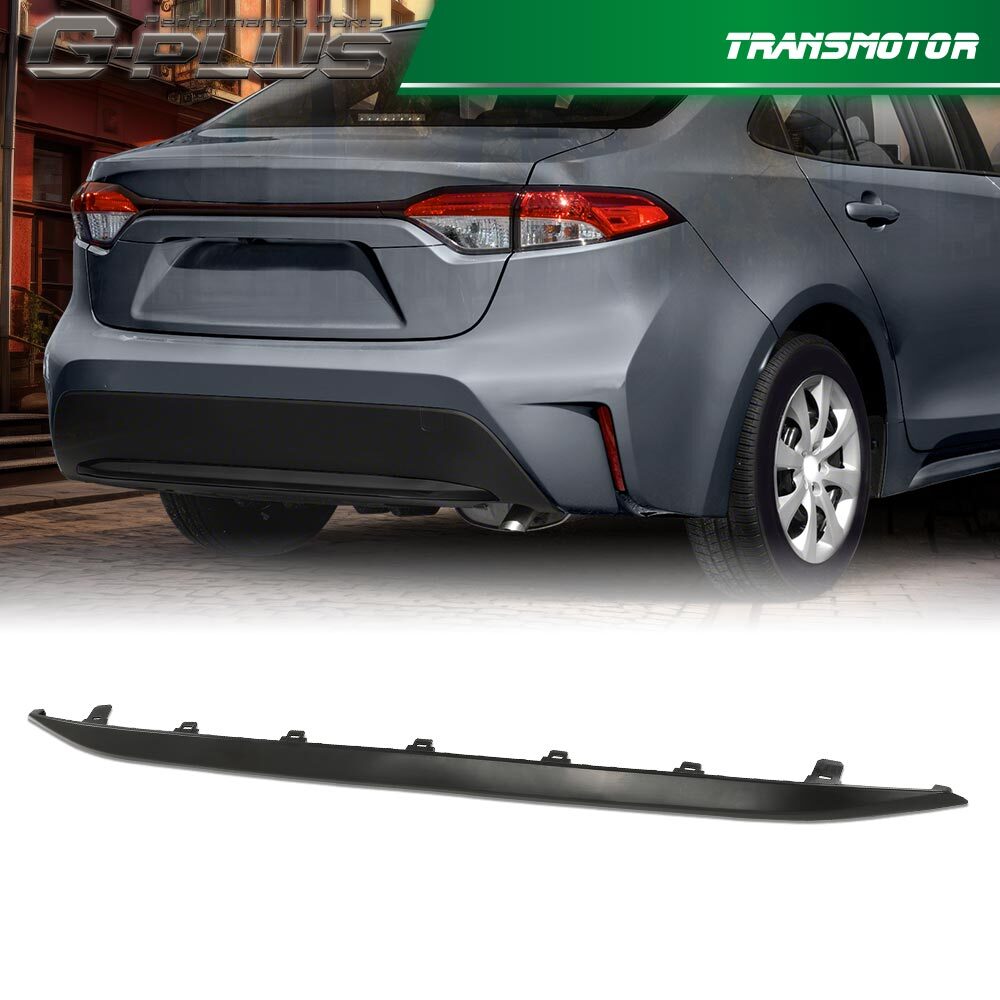 Fit For 2020-2021 Toyota Corolla Rear Lower Black Bumper Trim TO1144103 ...