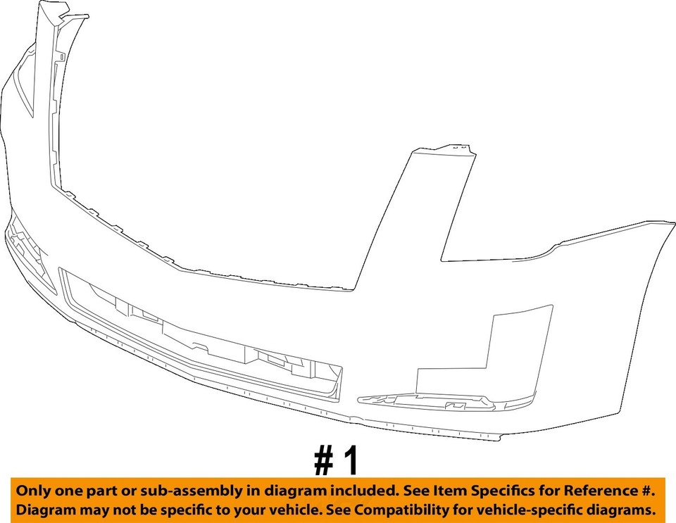 Cadillac GM OEM 15-16 Escalade-Bumper Cover 84091458 | eBay