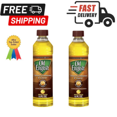 Old English Lemon Oil Wood Conditioner & Cleaner 16 Oz Bottle pack 2 | eBay