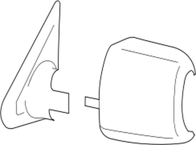 Toyota Genuine OEM 87940-0c213 Mirror ASSY Outer Rear View 879400C213 ...