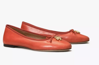 Tory Burch Tory Charm Ballet Dusty Samba Pumps US 7.5/UK 5 USS | eBay