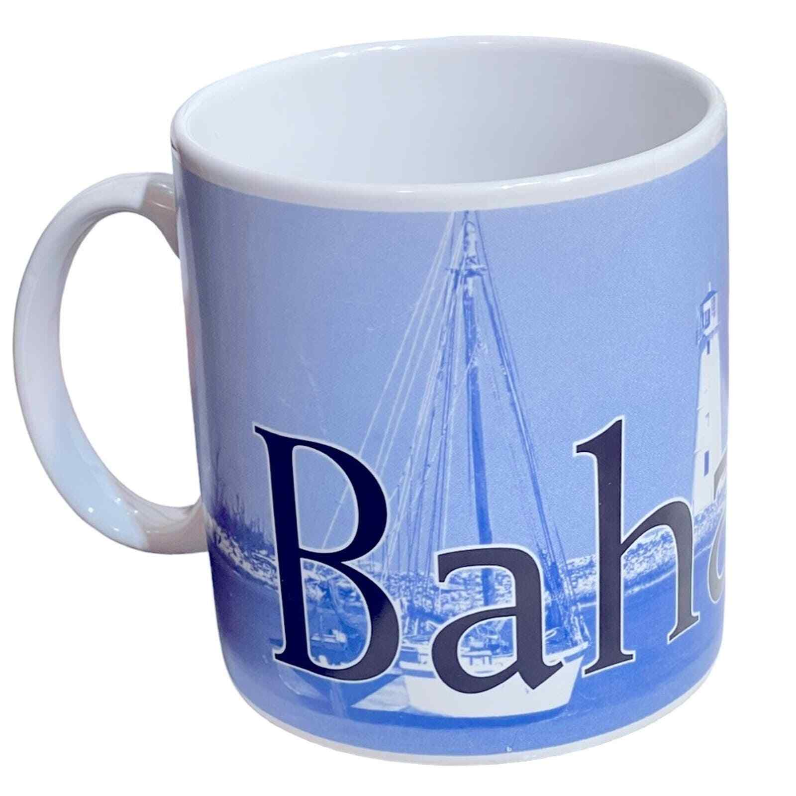 Starbucks 2005 Bahamas Lighthouse Sailboat Souvenir Lg. Coffee Mug Tea ...