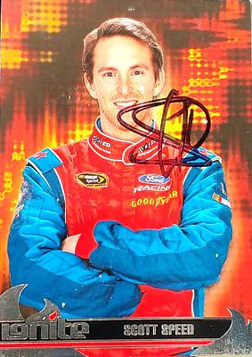 Scott Speed Autographed signed 2013 IGNITE card NASCAR #33 | eBay