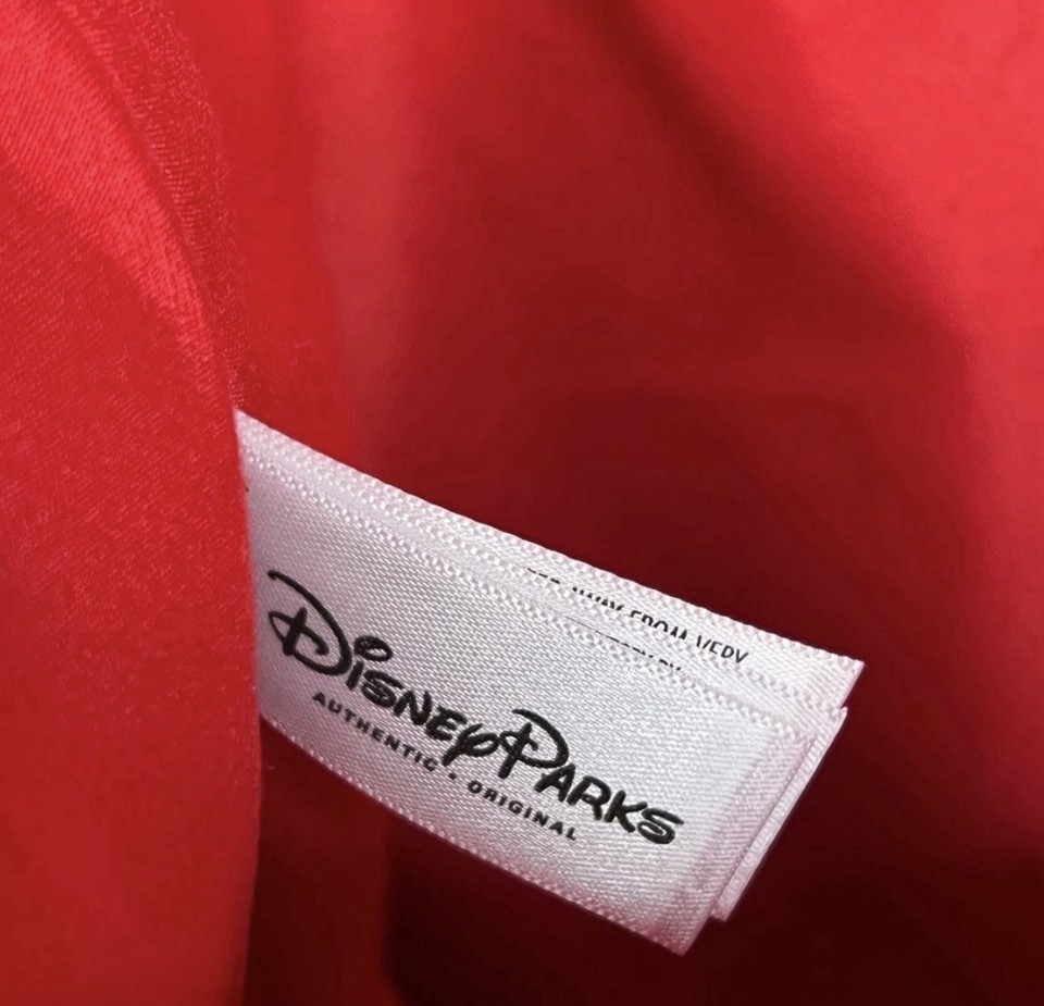 Disney Parks Mickey Mouse Disneyland Resort Red Canvas Tote Bag Large ...