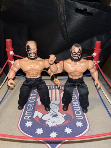 AWA REMCO ROAD WARRIORS HAWK & ANIMAL WRESTLING FIGURES ️NO RESERVE ...