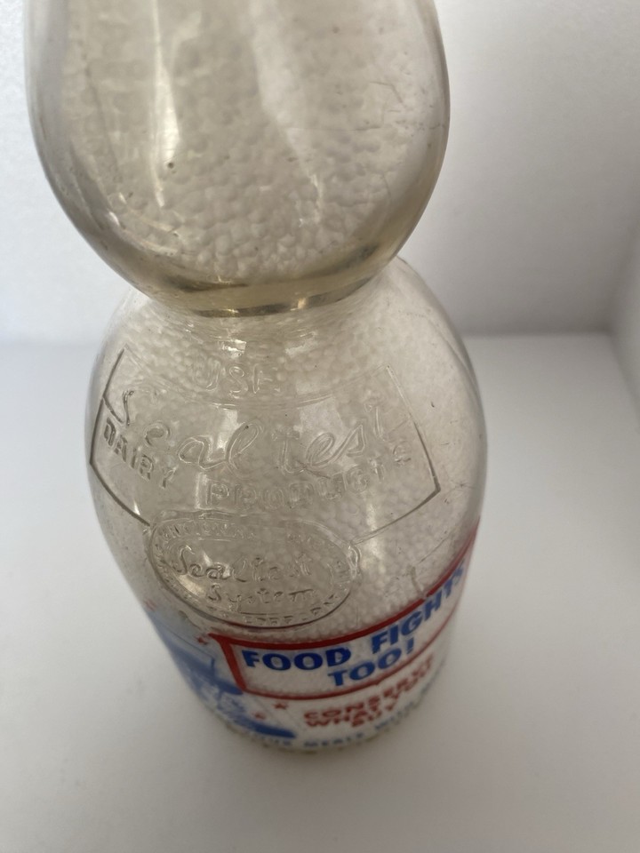 WAR BONDS MILK BOTTLE 1948 | eBay