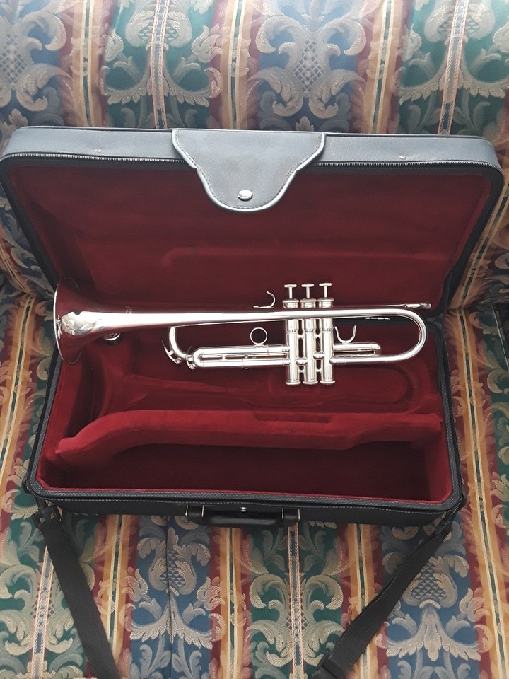 F. Besson International Series USA Trumpet with New Bach Mouthpiece and ...