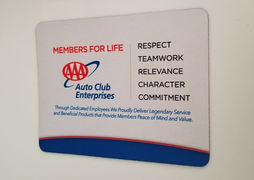 Auto Club AAA Enterprises Mouse Pad Members for Life | eBay