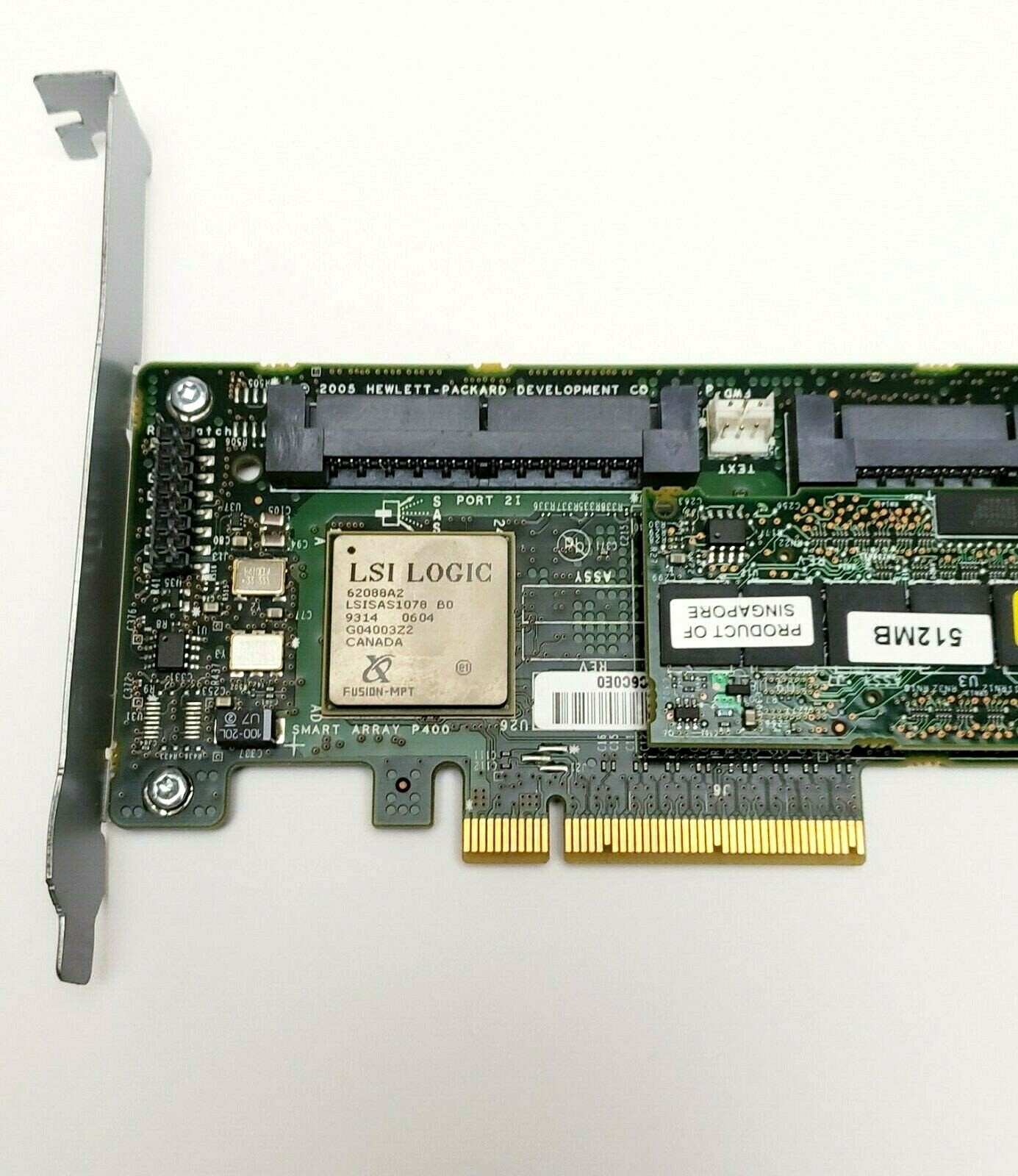 HP Smart Array P400 SCSI PCIe 512Mb Vertical Internal SAS Controller ...