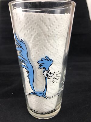 Road Runner Collectible Drinking Glass Pepsi 1973 Warner Brothers | eBay