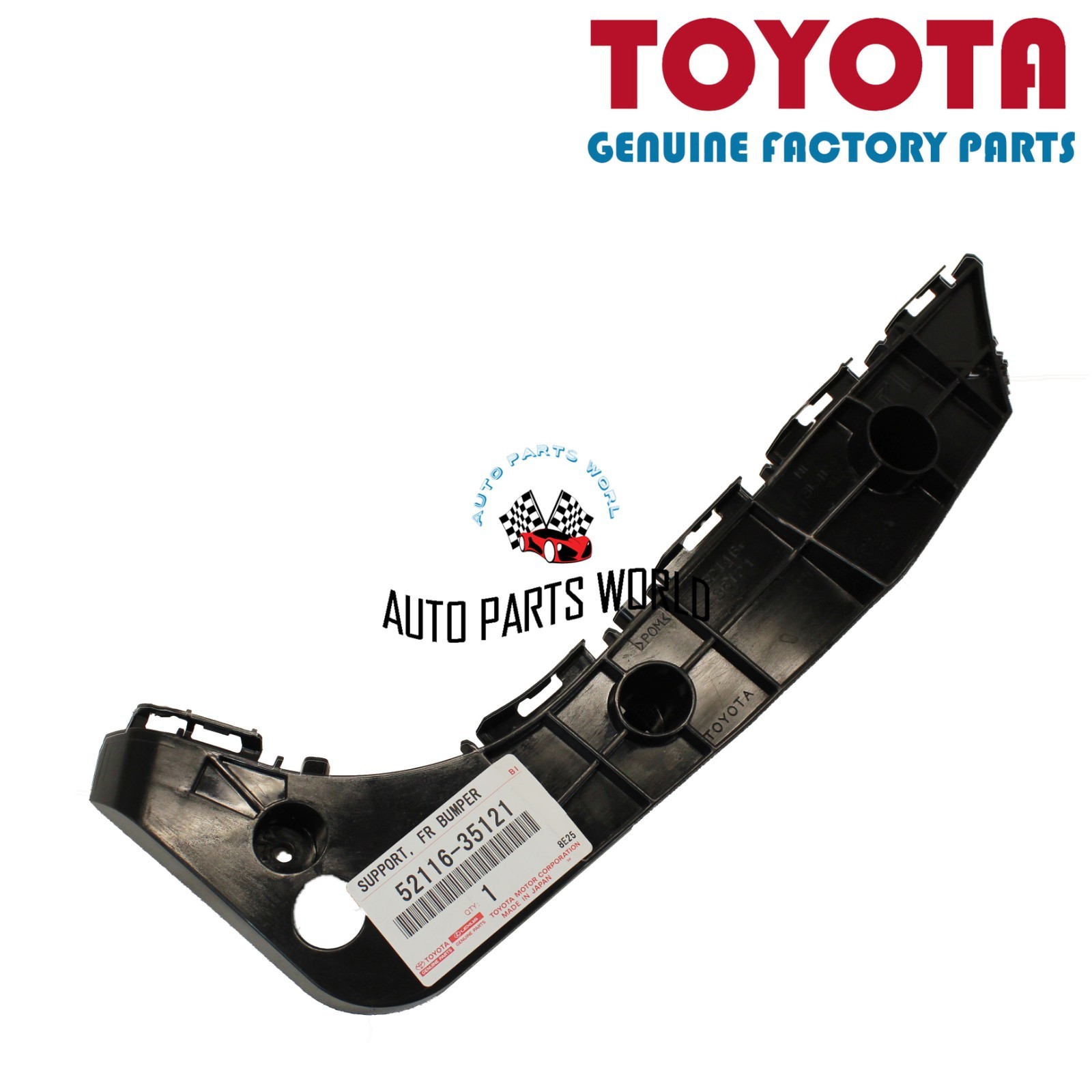 GENUINE TOYOTA 10-13 4RUNNER LEFT DRIVER FRONT BUMPER SIDE SUPPORT ...