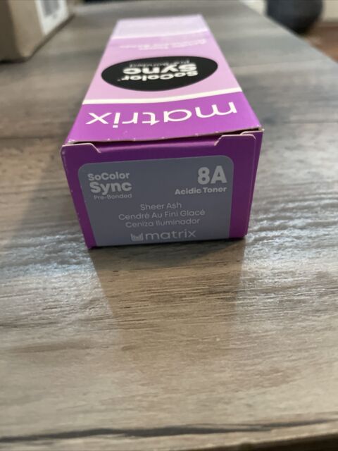 MATRIX Color Sync Sheer Acidic Toner 8A Sheer Ash 2 oz for sale online ...