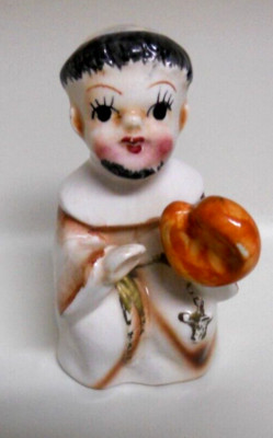 Vintage Ceramic Monk Figurine Baseball Player | eBay