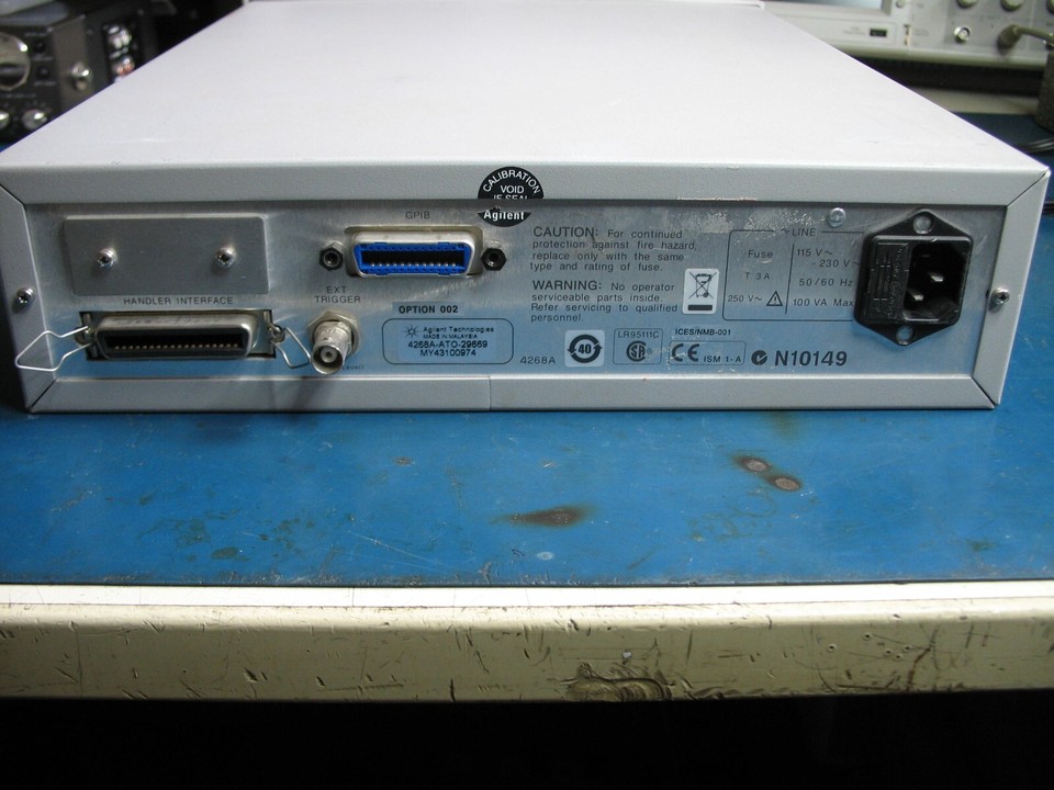 HP Keysight Agilent 4268A 120Hz/1KHz Capacitance Meter | eBay