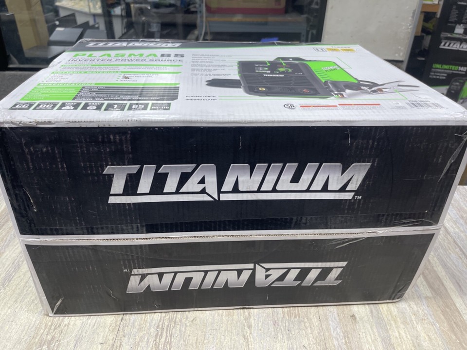 TITANIUM plasma 65 Amp cutter ti-pc65 58895 inverter power source ...