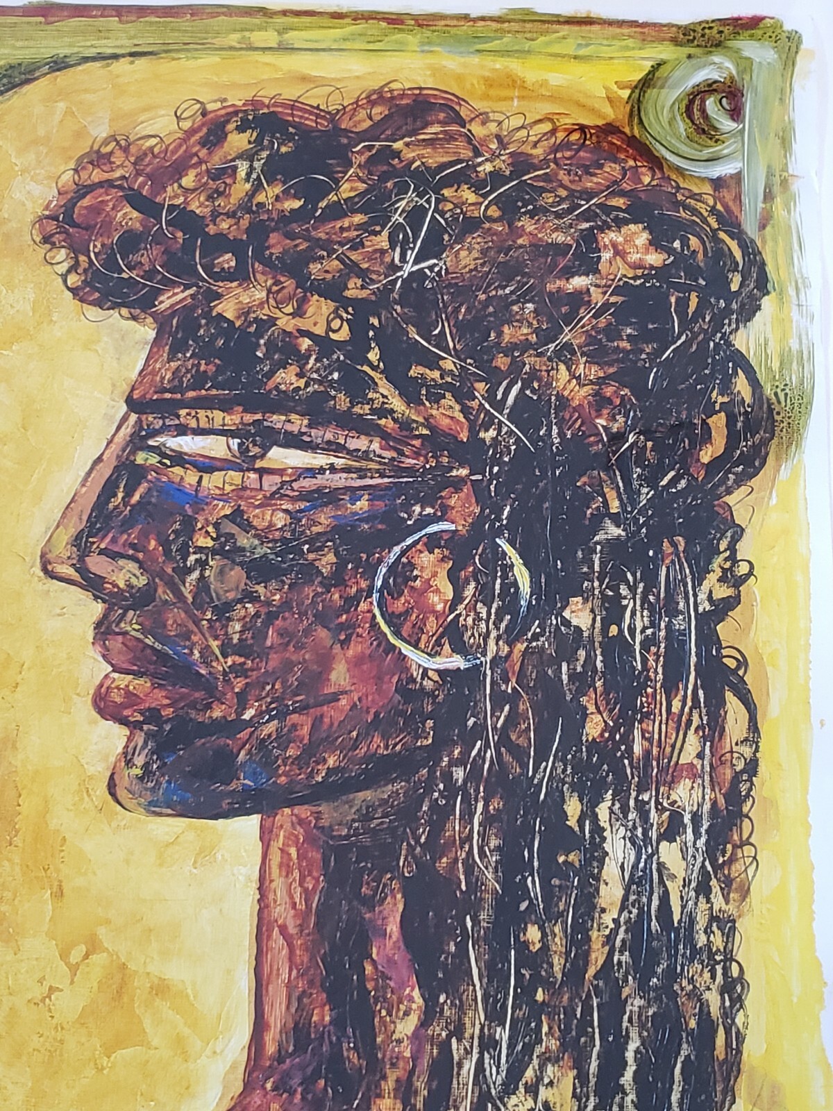 Cuban Surrealism Painting on Paper Reinaldo Pagan Avila "Neoclassic ...