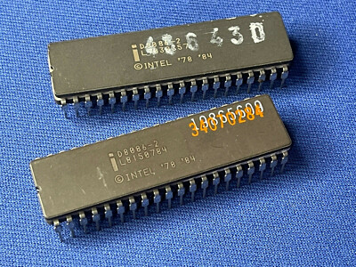 D8086-2 Intel Vintage Ceramic New Rare D8086 CPU DUAL-MARKED LAST ONES | eBay